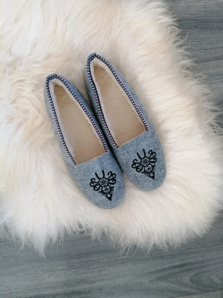 Men’s Felt Full Slippers - HomieeStudio