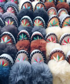 Unique Handmade Sheepskin Slippers by HomieeStudio
