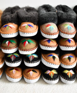 Unique Handmade Sheepskin Slippers by HomieeStudio