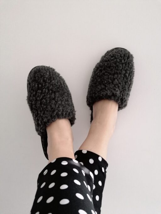 Wool Mule Slippers - HomieeStudio