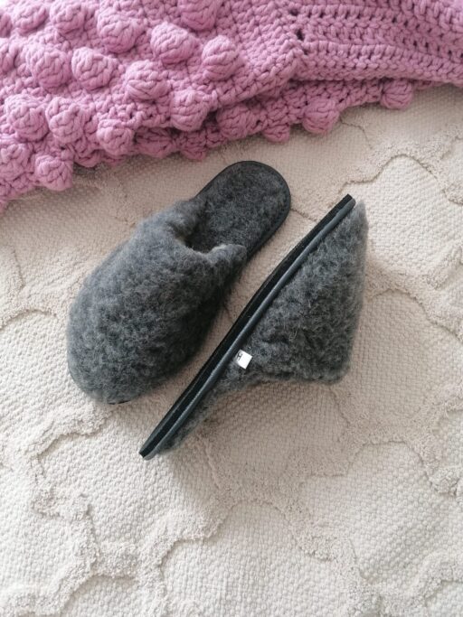 Wool Mule Slippers - HomieeStudio