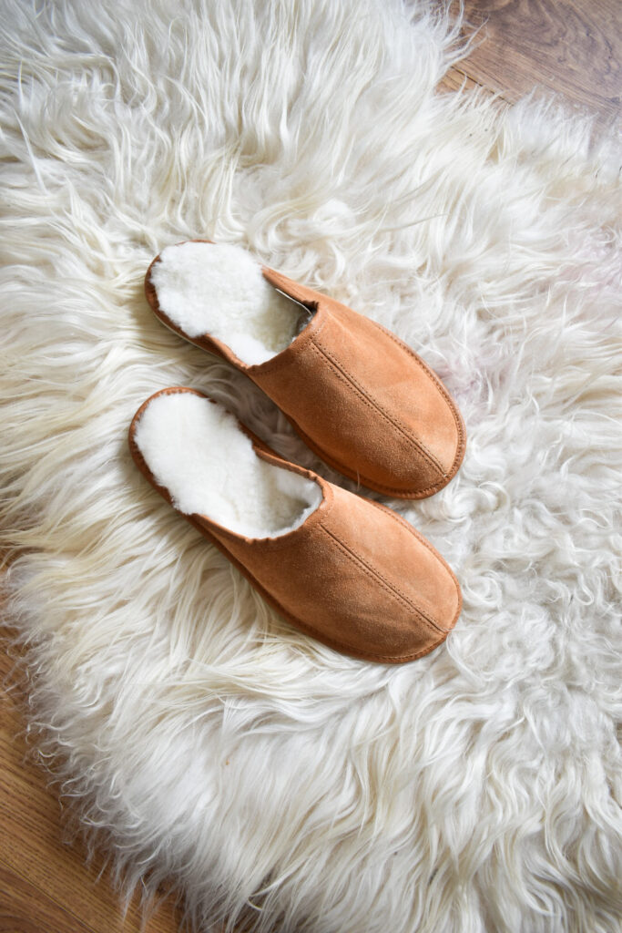 Unique Handmade Sheepskin Slippers by HomieeStudio