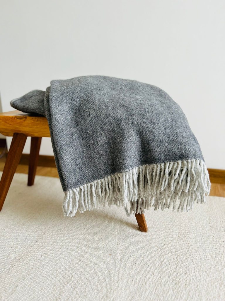Lambswool Blanket – Cream - HomieeStudio